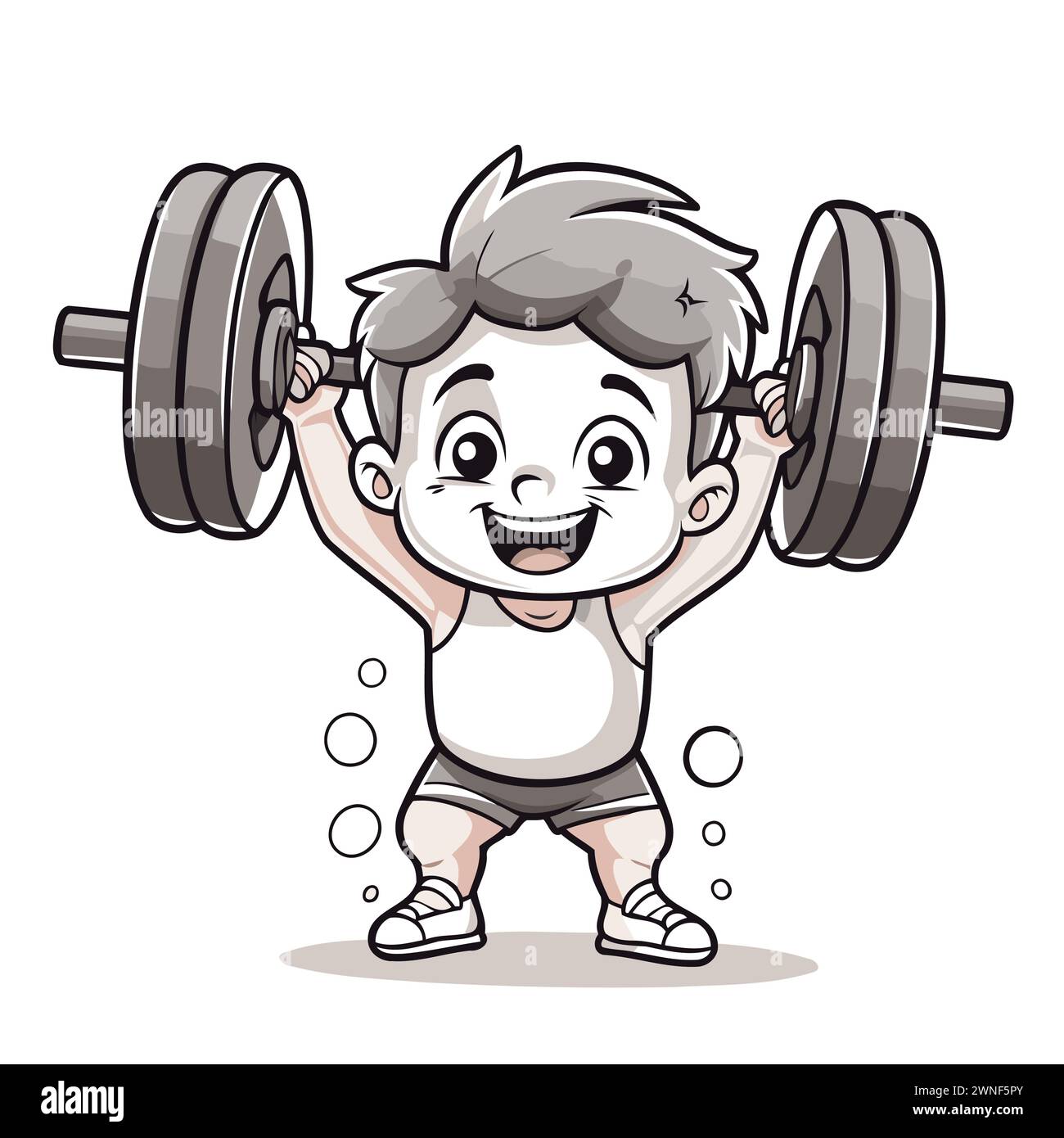 Hantel cartoon -Fotos und -Bildmaterial in hoher Auflösung – Alamy