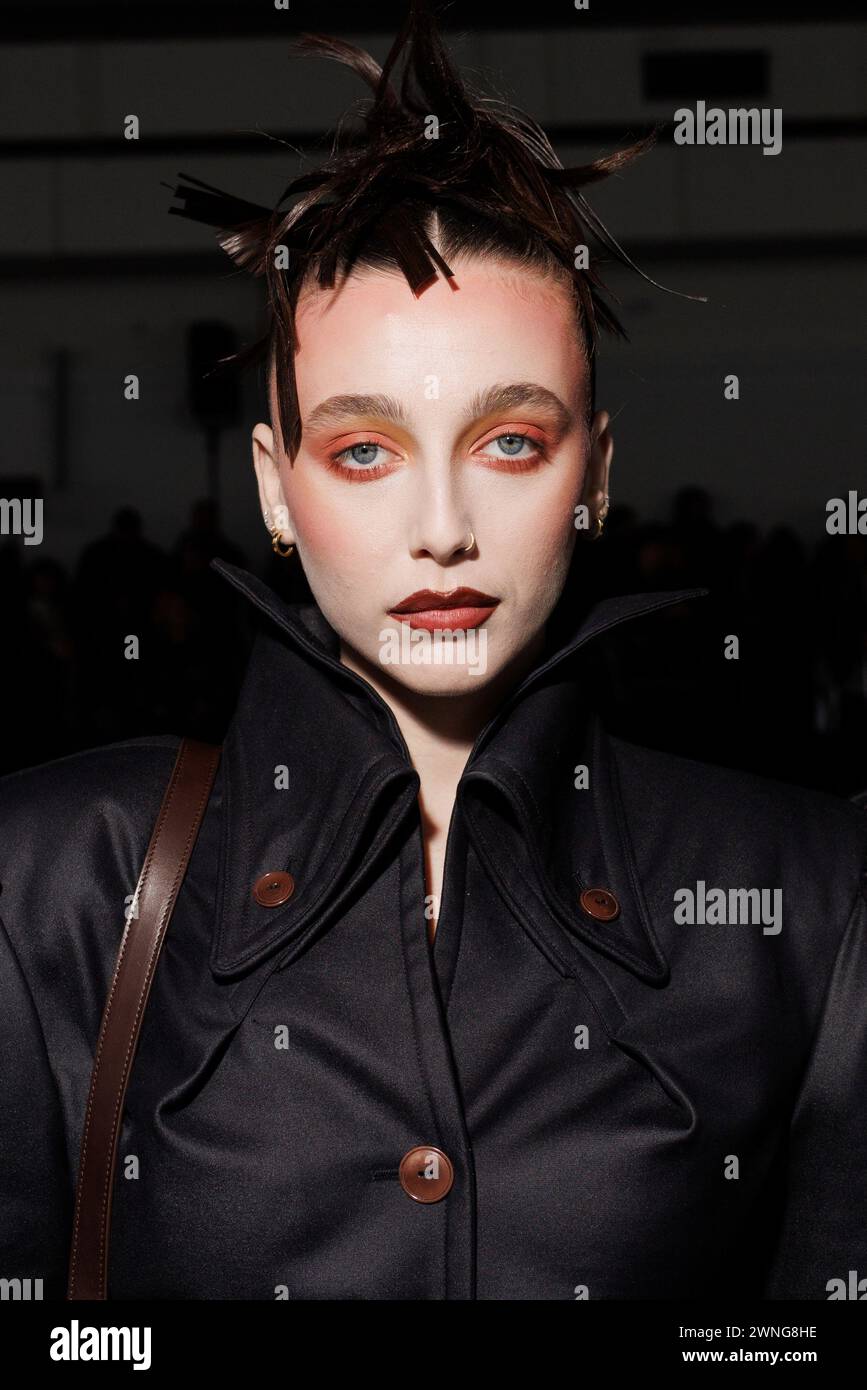 Emma Chamberlain attends the Vivienne Westwood Fall/Winter 2024-2025 ...