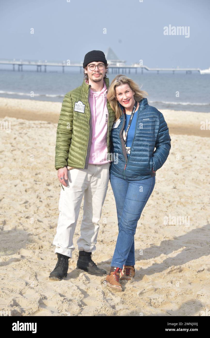 Alexa Maria Surholt mit Sohn Arthur Surholt bei den Baltischen Lichtern ...