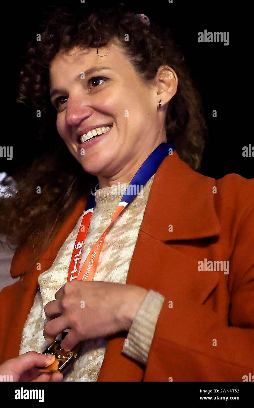 © Francois Glories/MAXPPP - 28/02/2024 Morgane Ausello aus Nizza, die ...