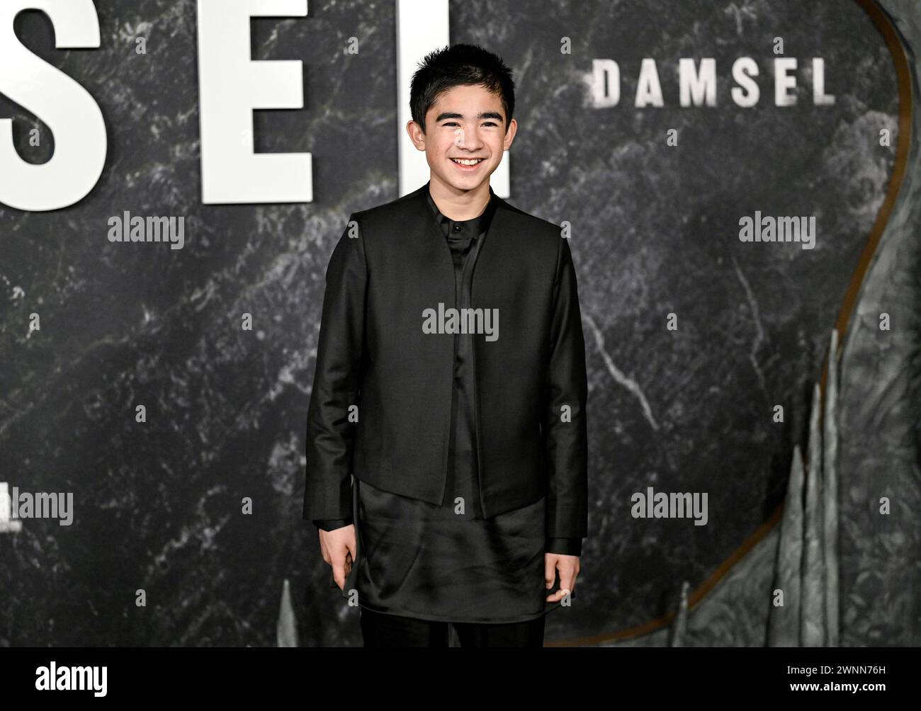 Gordon Cormier attends the premiere of Netflix's "Damsel" at the Paris ...