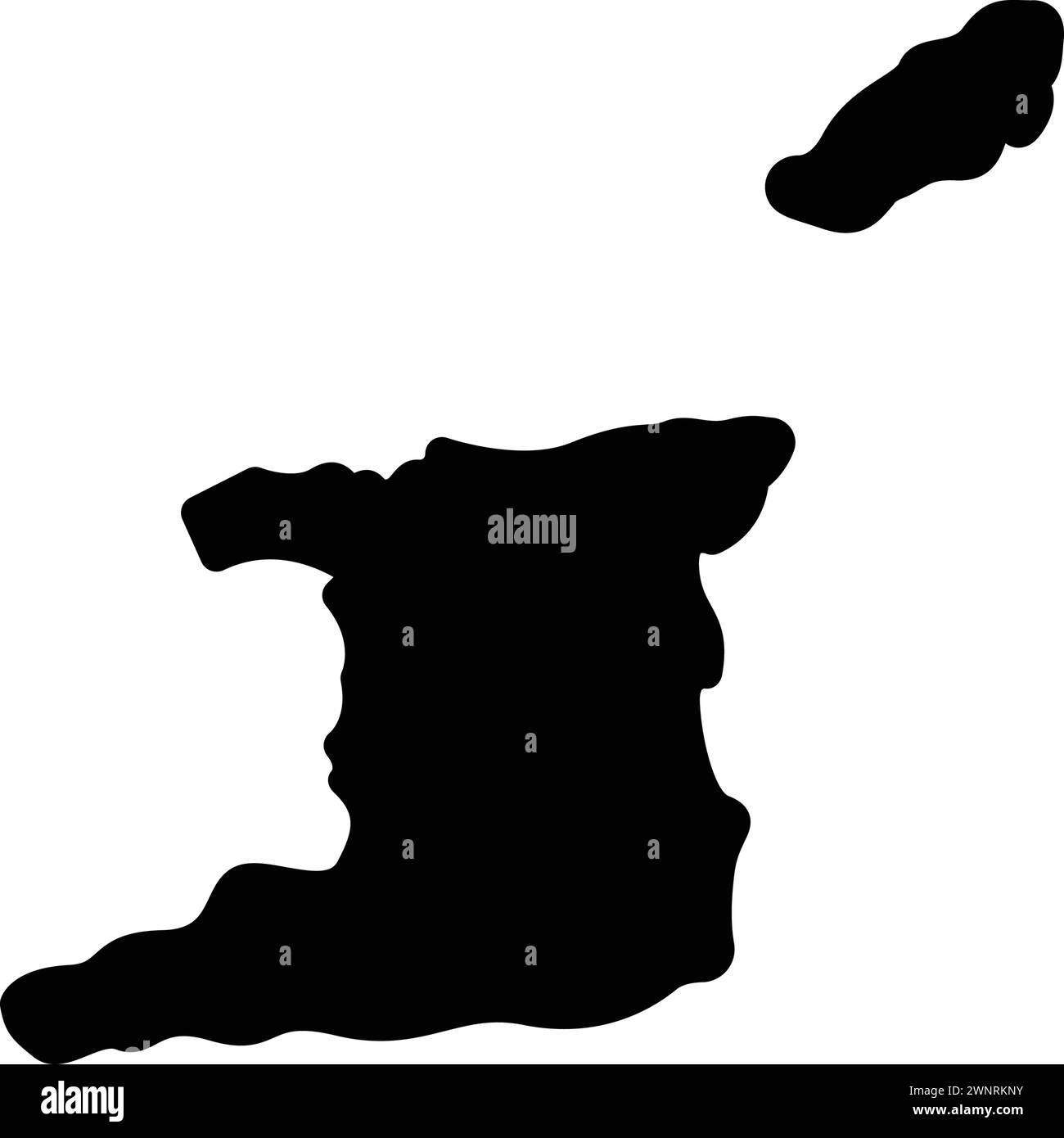 Trinidad map -Fotos und -Bildmaterial in hoher Auflösung – Alamy