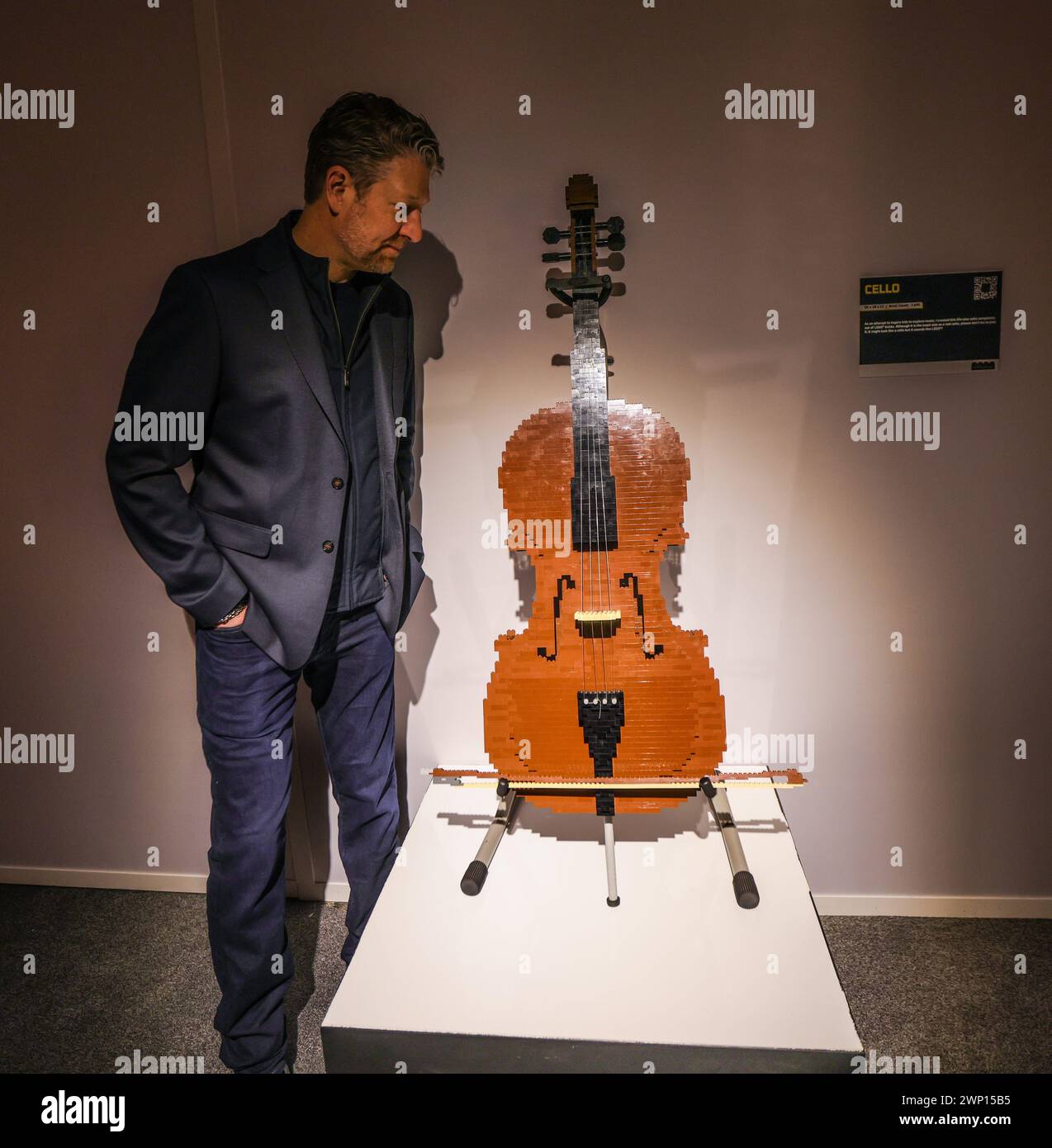 The Boiler House 152 Brick Lane, London 5. März 2024 Nathan Sawaya (im ...