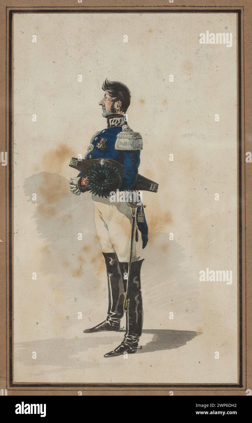 Dieses Porträt von Jakub Sokołowski aus dem jahr 1822 zeigt Alexandre ...