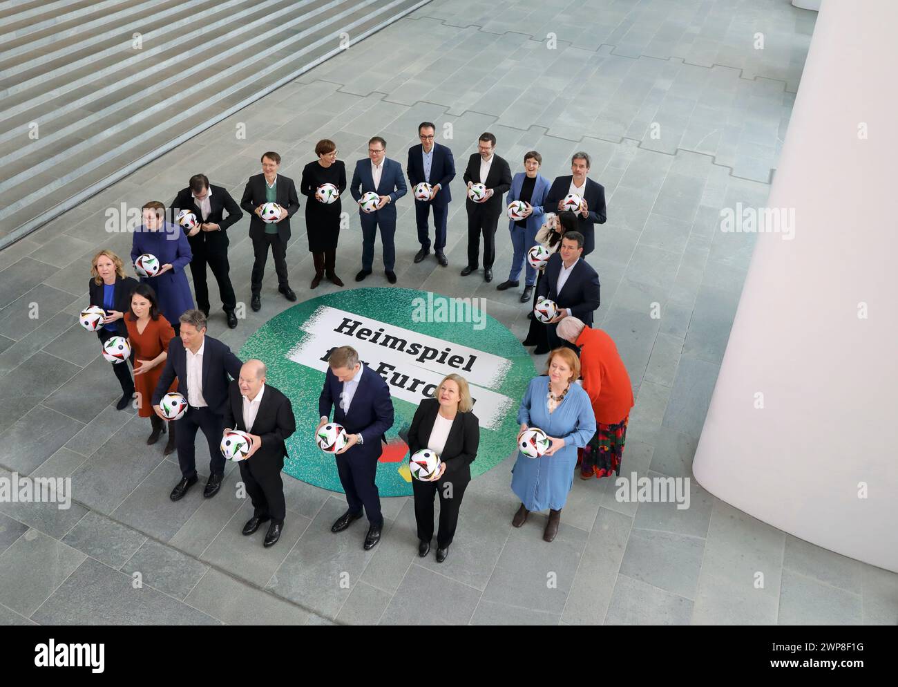 Berlin, Deutschland, 6. März 2024. Bundeskanzler Olaf Scholz startet ...