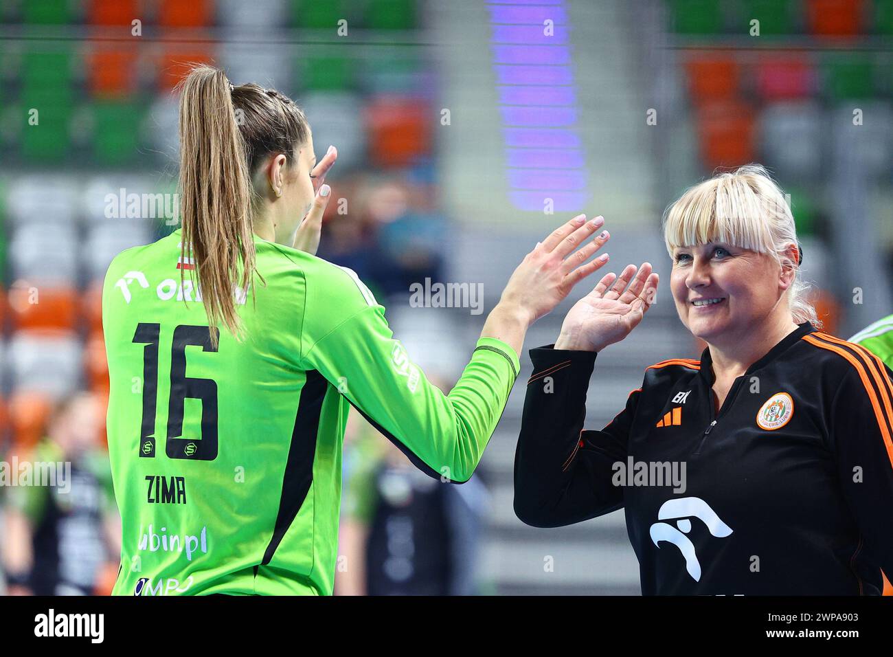 Lubin, Polska. März 2024. 2024.03.06 Lubin Pilka reczna Orlen Superliga ...