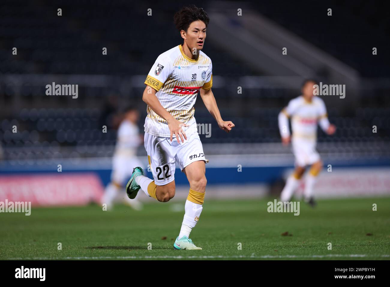 NHK Spring Mitsuzawa Football Stadium, Kanagawa, Japan. März 2024. Seiichiro Kubo (Hollyhock), 6 ...