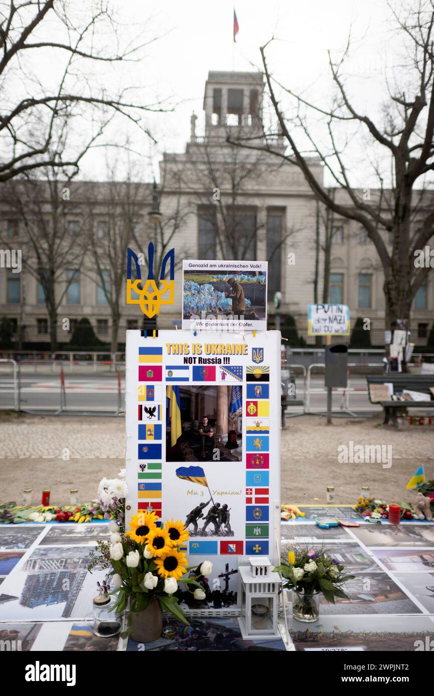 Navalny Memorial DEU, Deutschland, Deutschland, Berlin, 01.03.2024 ...