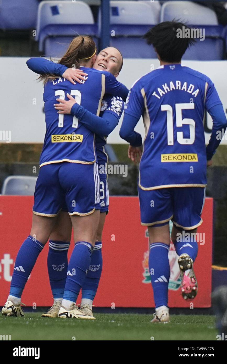 Liverpool, Großbritannien. März 2024. Liverpool FC gegen Leicester FC ...