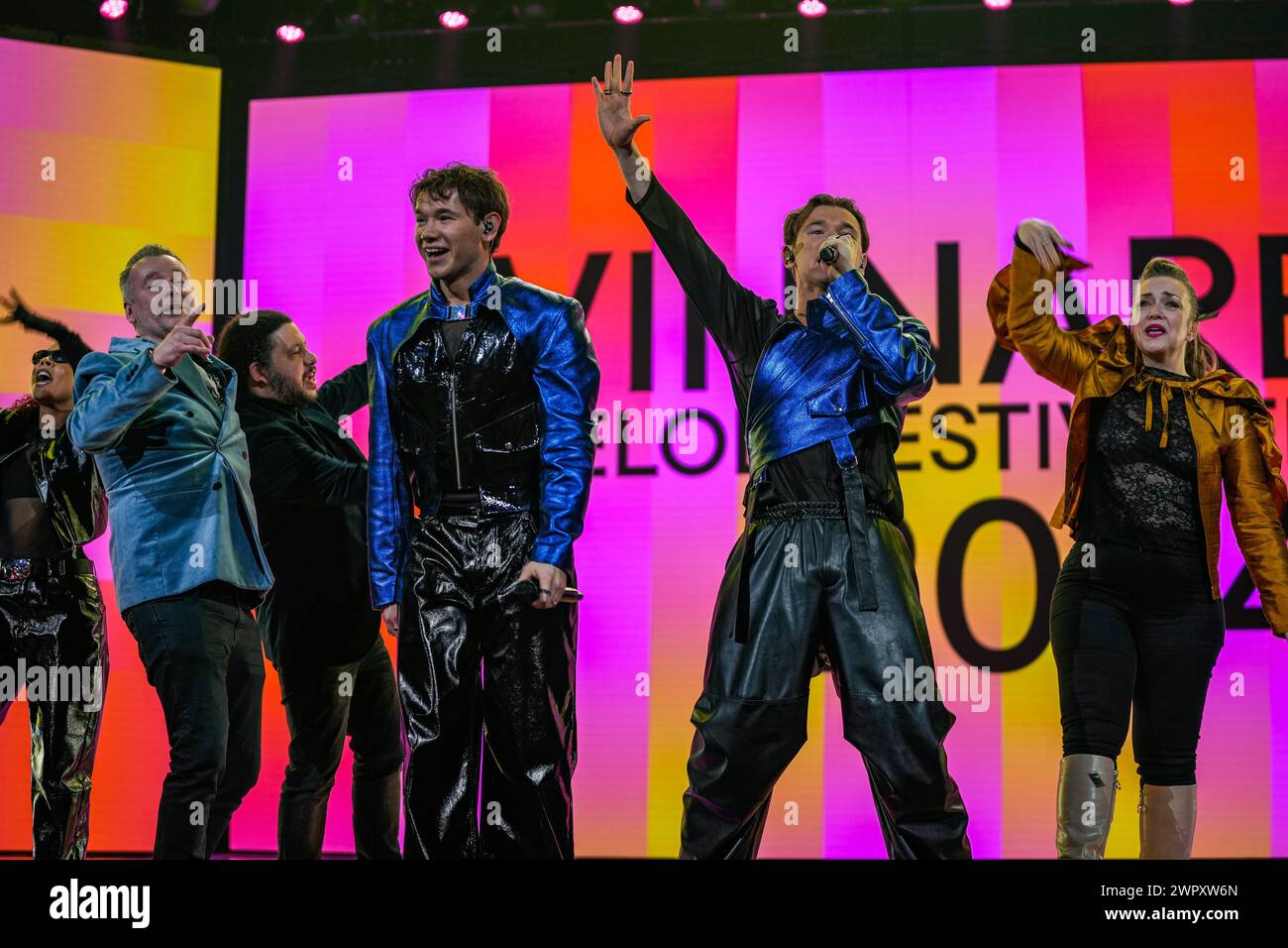 Stockholm, Melodifestivalen, Schweden, 03 9 2024, das Finale der ...
