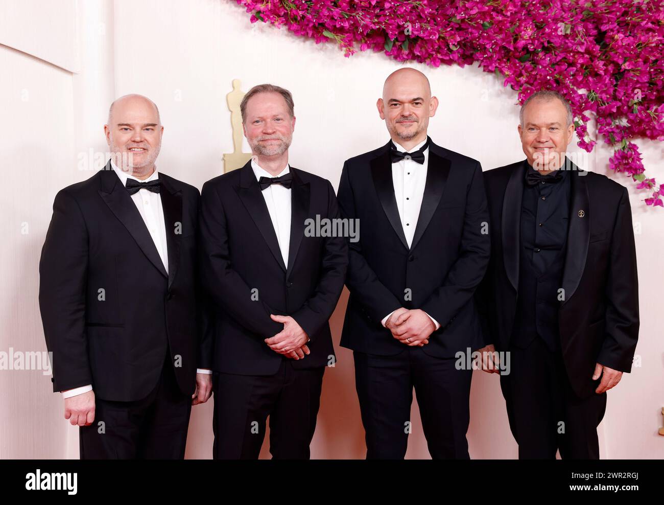Hollywood, Usa. März 2024. (L-R) Jeff Sutherland, Alex Wuttke, Simone ...