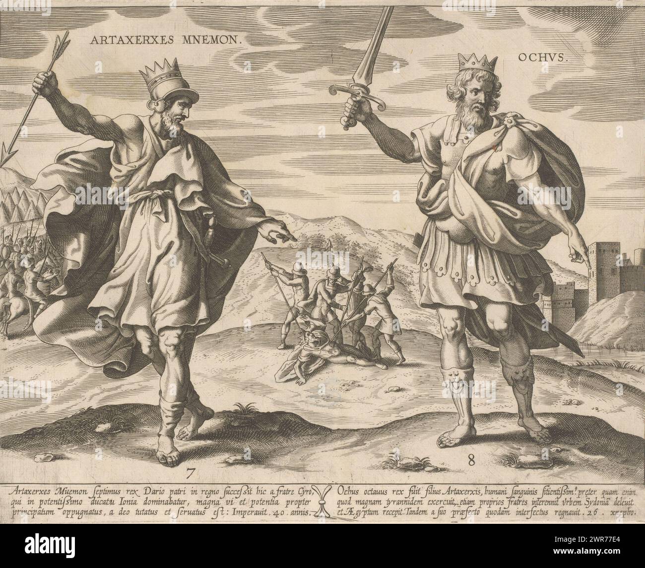 König Artaxerxes II. Und König Artaxerxes III., persische Könige ...