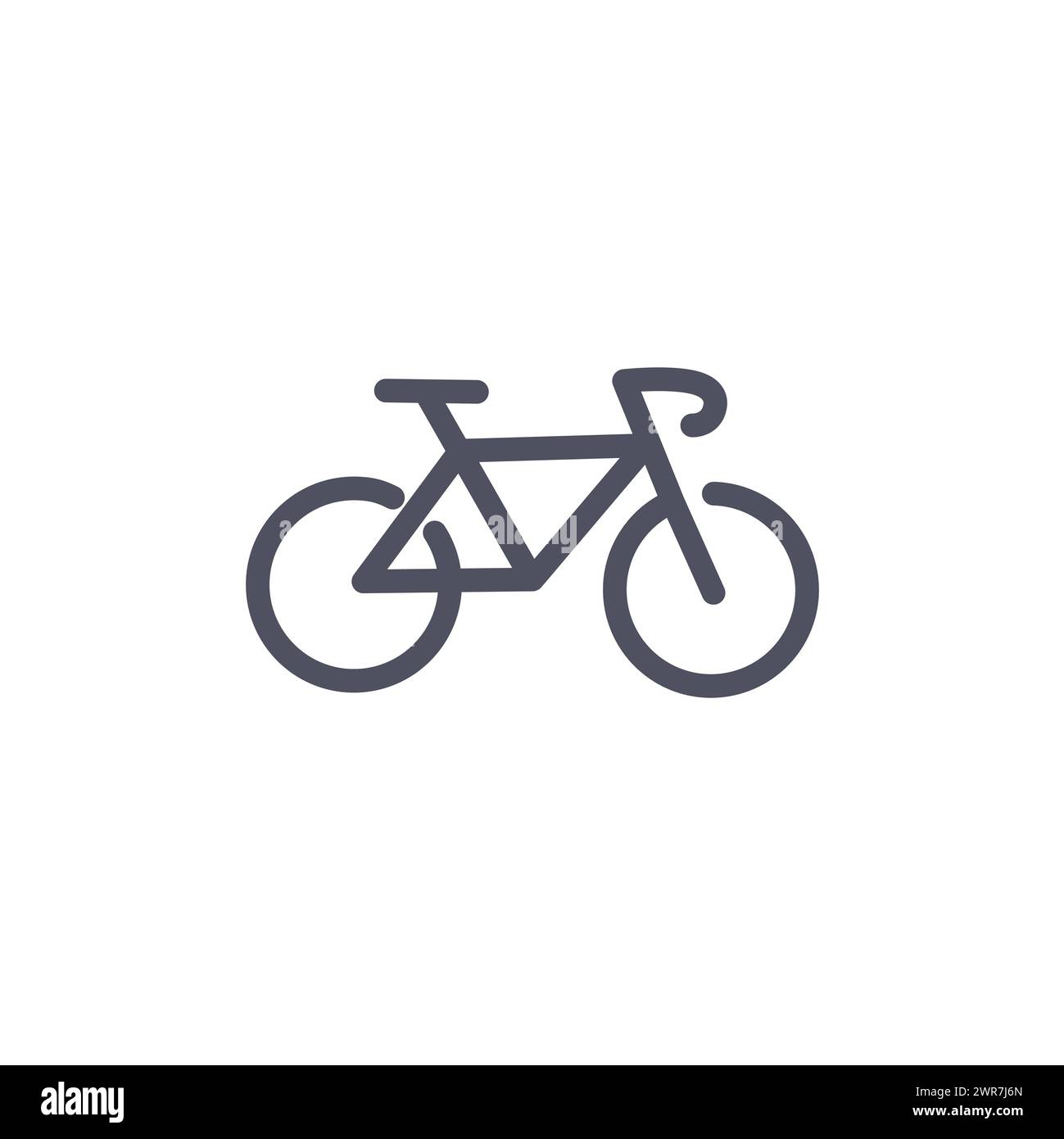 Fahrrad umriss symbol -Fotos und -Bildmaterial in hoher Auflösung – Alamy