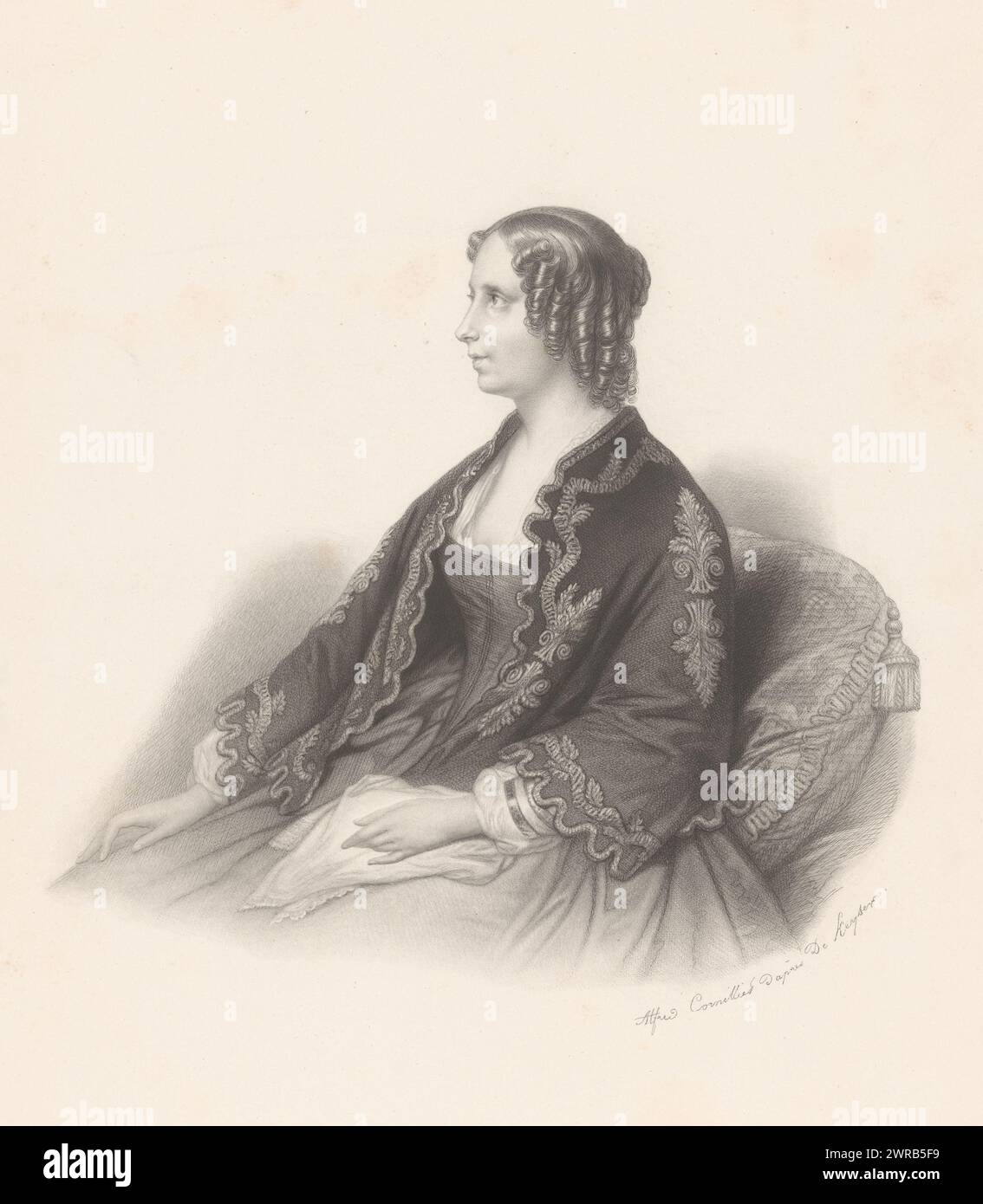Porträt von Sophia Frederika Mathilda aus Würtemberg in den ...