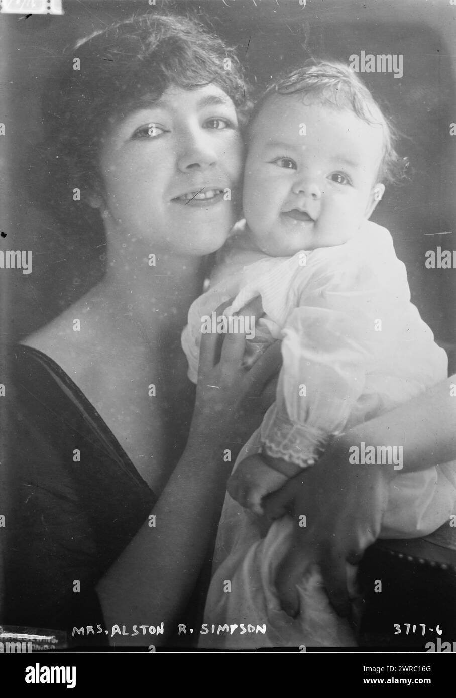 Mrs. Alston R. Simpson, Foto zeigt die ehemalige Lucy Hoke Smith, die ...
