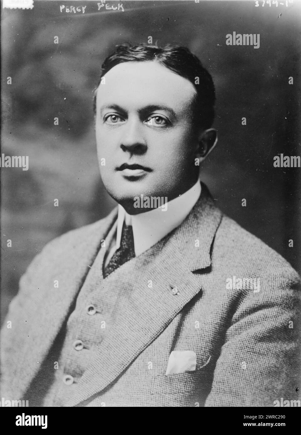 Percy Peck, das Foto zeigt Percy Peck, Sohn von John E. und Hannah Peck ...