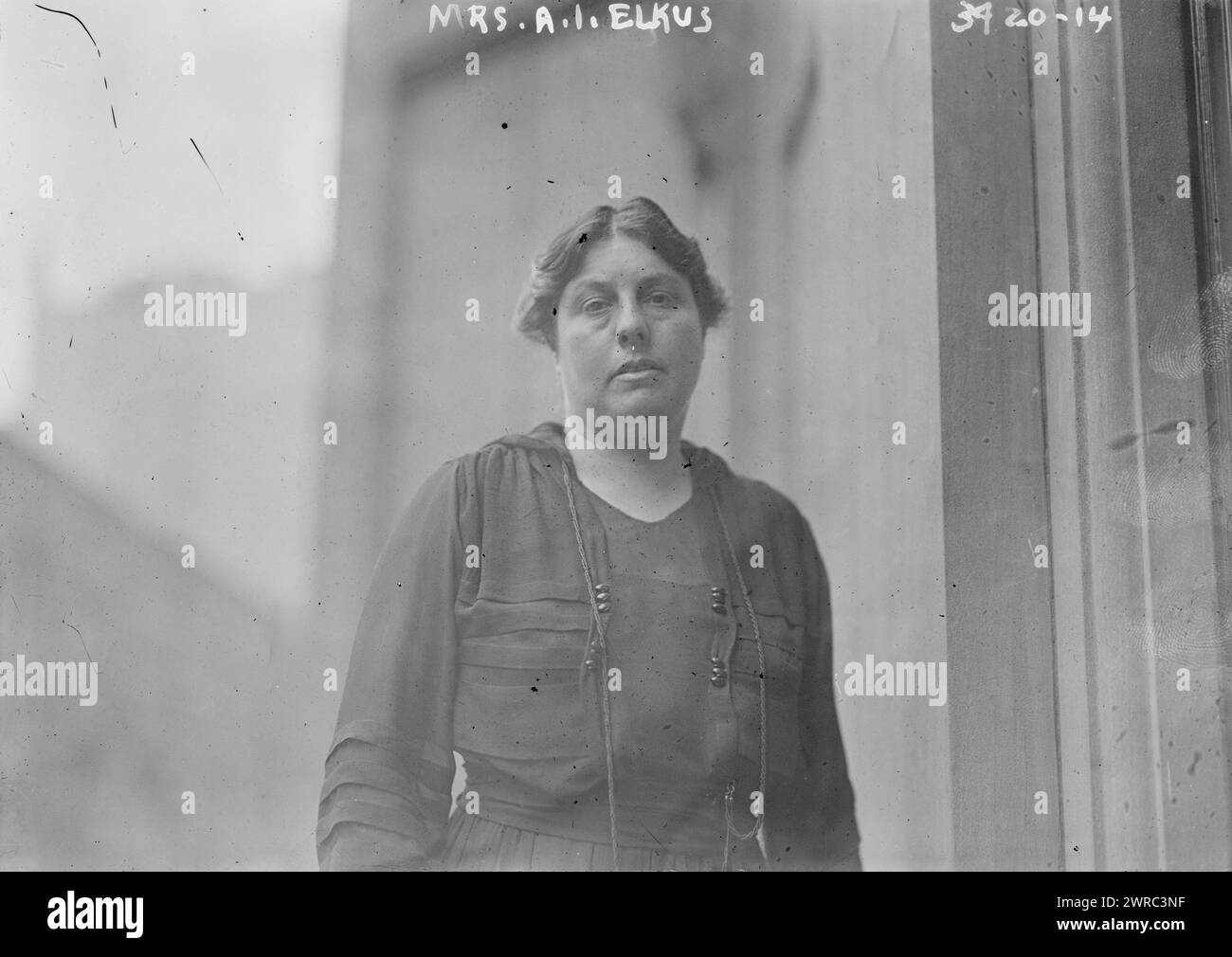 Mrs. A.I. Elkus, das Foto zeigt Gertrude Rosalie Hess, die Abram I ...