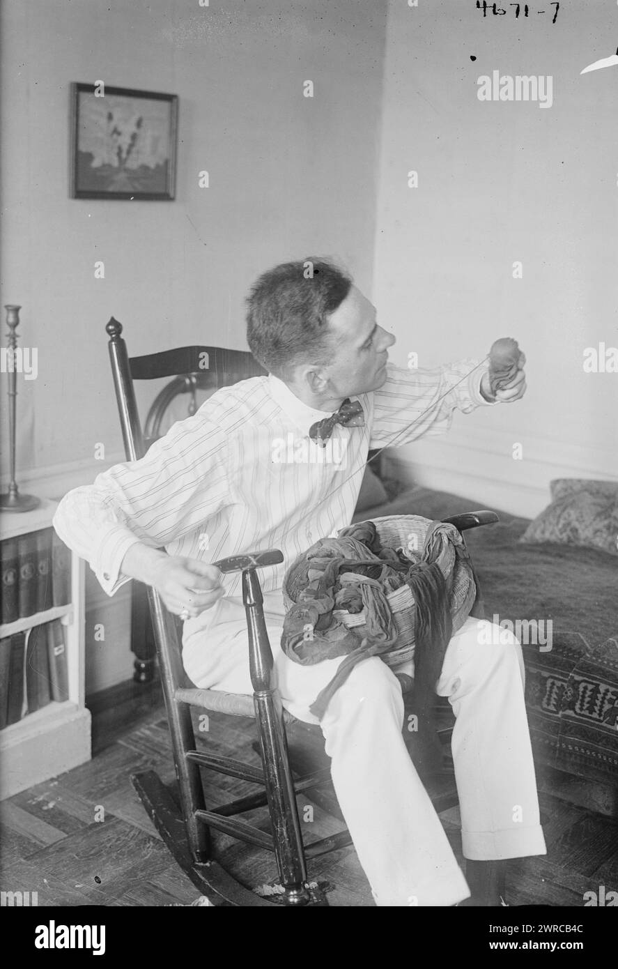 Elliott Shaw, Foto zeigt Sänger Elliott Shaw (1887-1973) mit ...