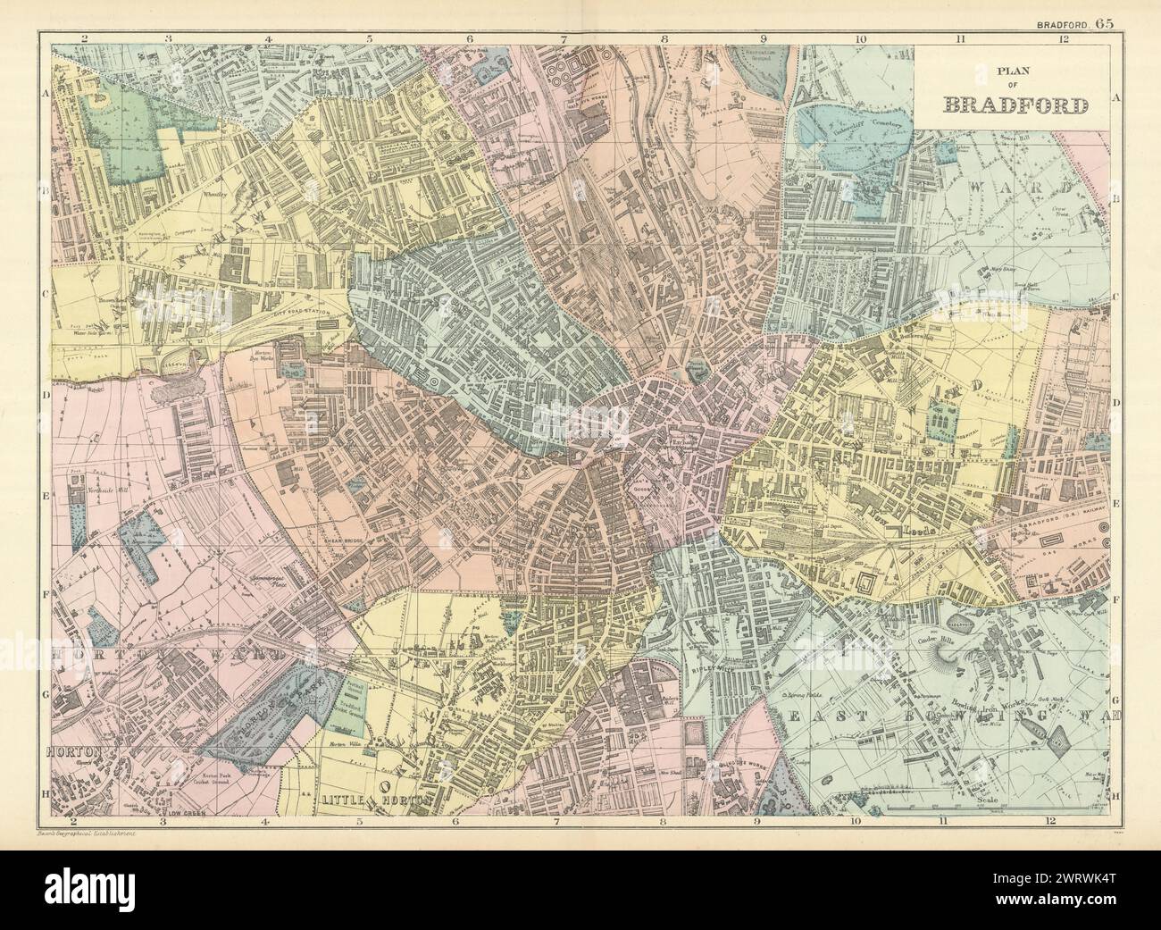Bradford stadtplan -Fotos und -Bildmaterial in hoher Auflösung – Alamy