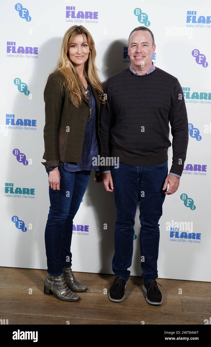 Natascha McElhone und Stephen Soucy nahmen am BFI Flare Film Festival ...