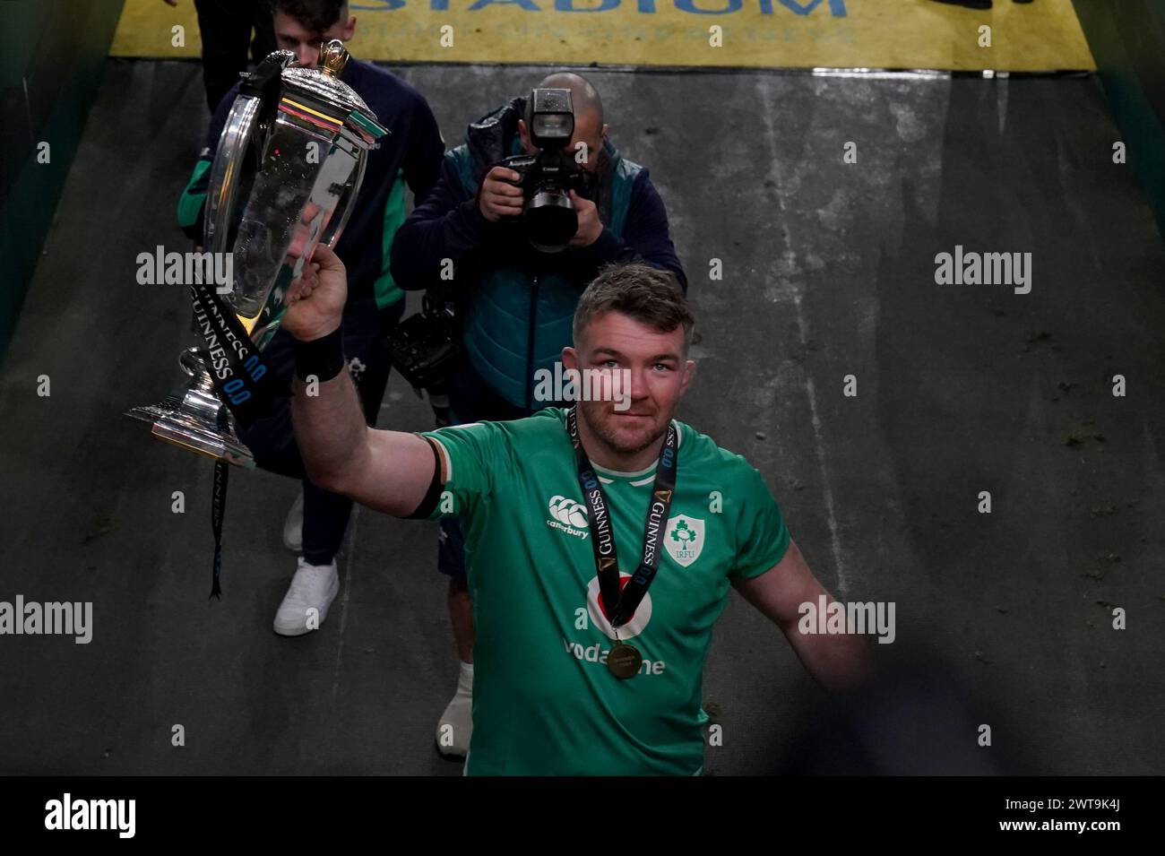 Der irische Peter O'Mahony macht sich nach dem Guinness Six Nations ...