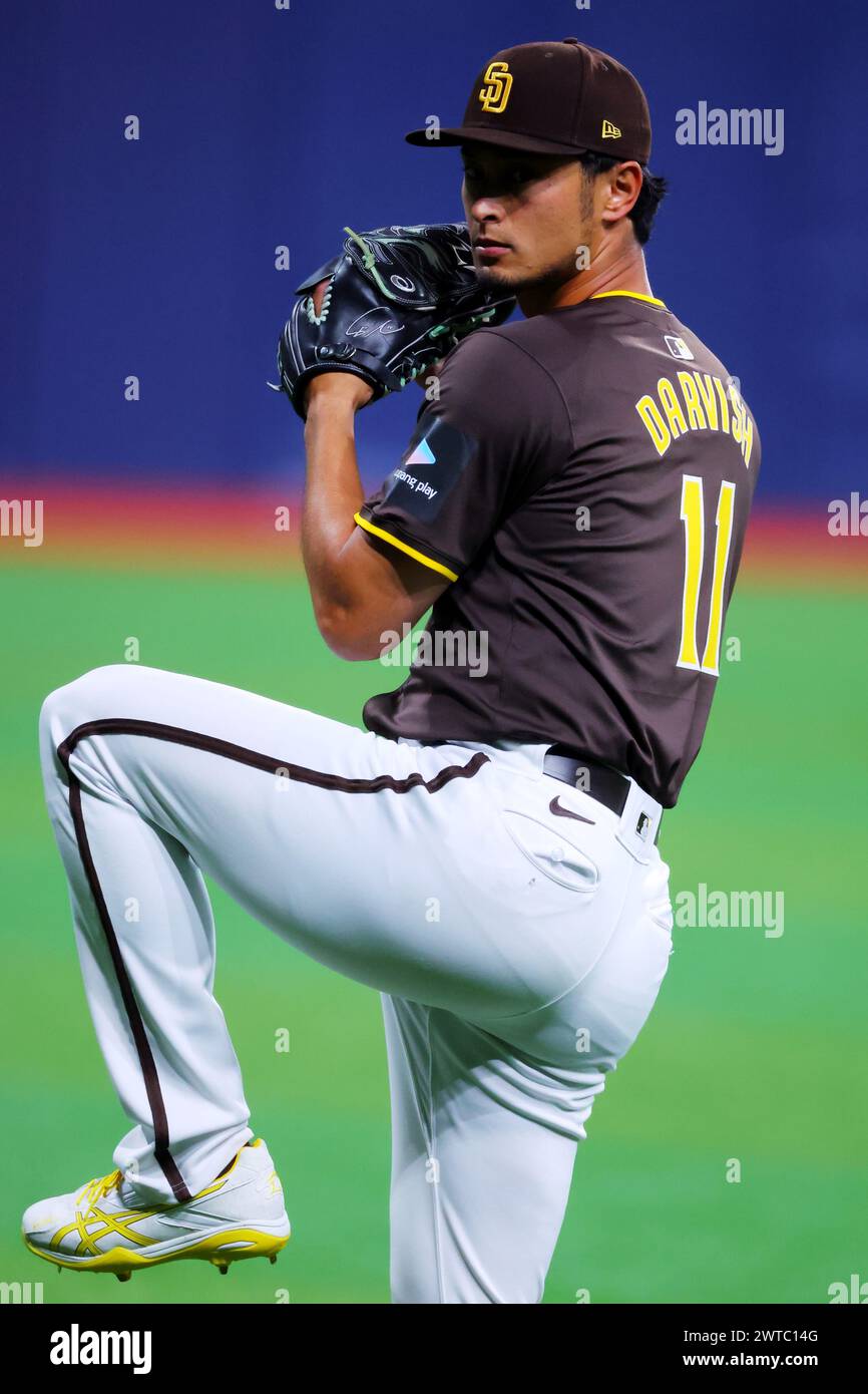 Gocheok Sky Dome, Seoul, Südkorea. März 2024. Yu Darvish (Padres), 16 ...