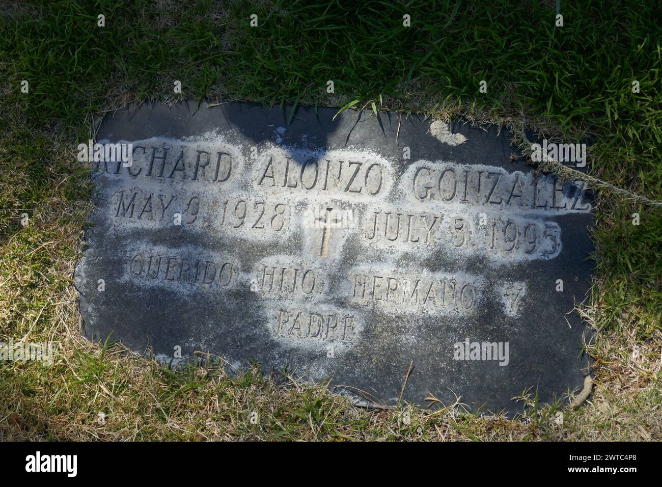 Las Vegas, Nevada, USA 8. März 2024 Tennisspieler Pancho Gonzales Grave, alias Richard Alonzo ...