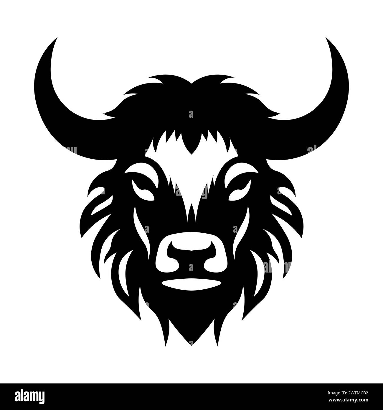 Simbolo dello yak Schwarzweiß-Stockfotos und -bilder - Alamy