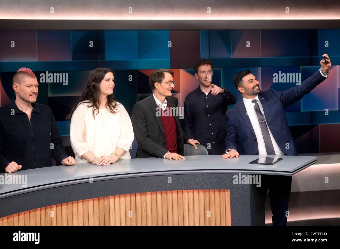 Sascha Lobo, Tara-Louise Wittwer, Karl Lauterbach, Louis Klamroth und ...