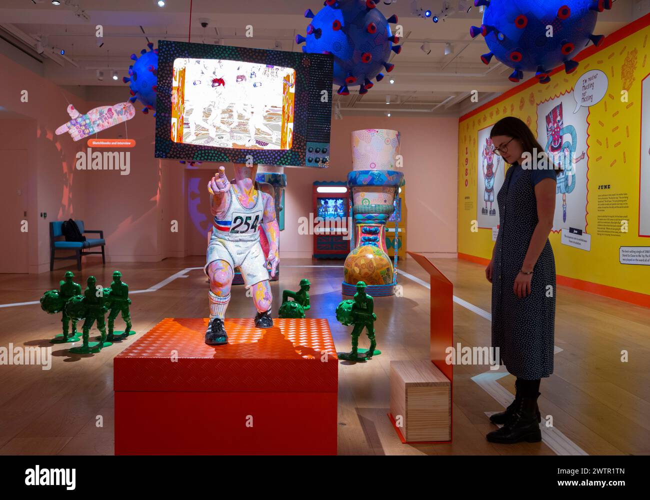 Wellcome Collection, London, Großbritannien. März 2024. Eine große ...