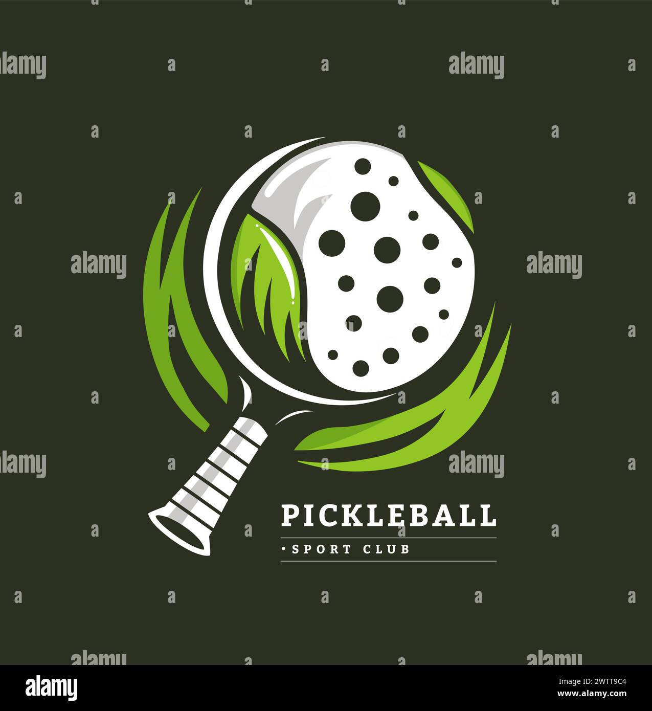Pickleball logo Stock-Vektorgrafiken kaufen - Alamy