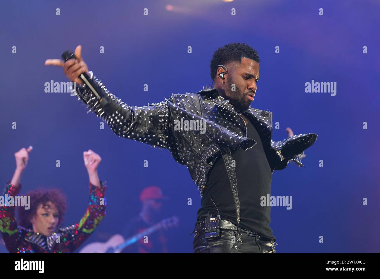 Jason Derulo - Nu King World Tour 2024 19.03.2024 Jason Derulo mit seinem Nu King World Tour in ...