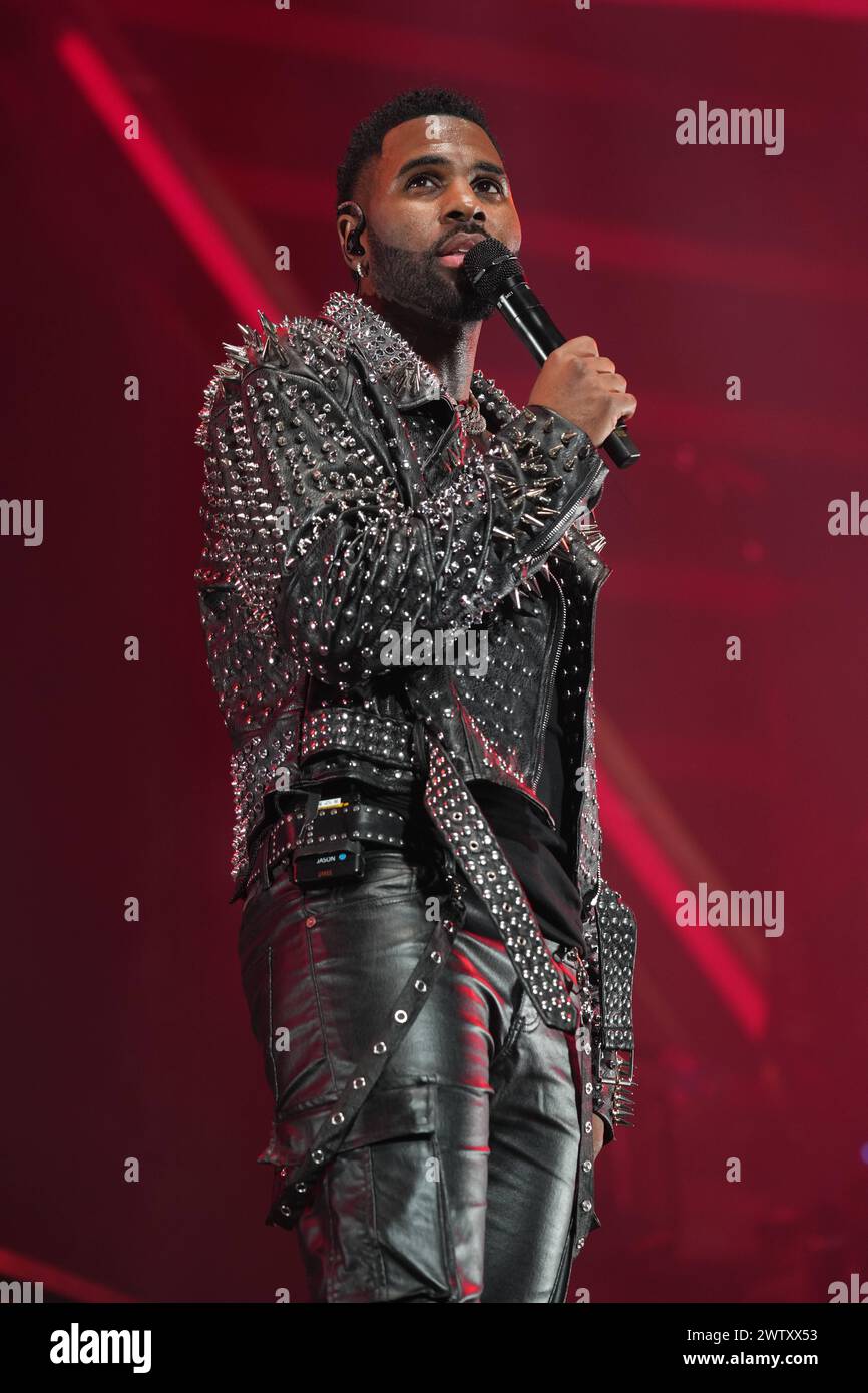 Jason Derulo - Nu King World Tour 2024 19.03.2024 Jason Derulo mit seinem Nu King World Tour in ...