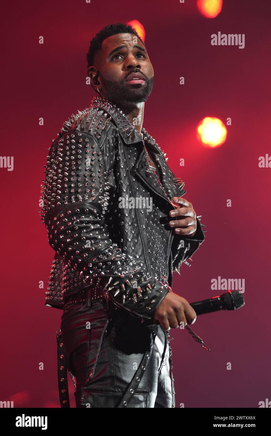 Jason Derulo - Nu King World Tour 2024 19.03.2024 Jason Derulo mit seinem Nu King World Tour in ...