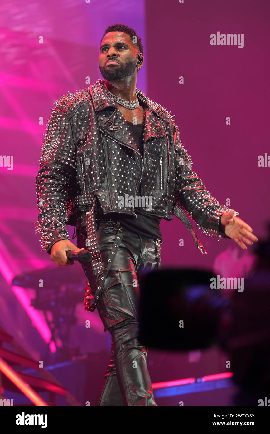 Jason Derulo - Nu King World Tour 2024 19.03.2024 Jason Derulo mit ...