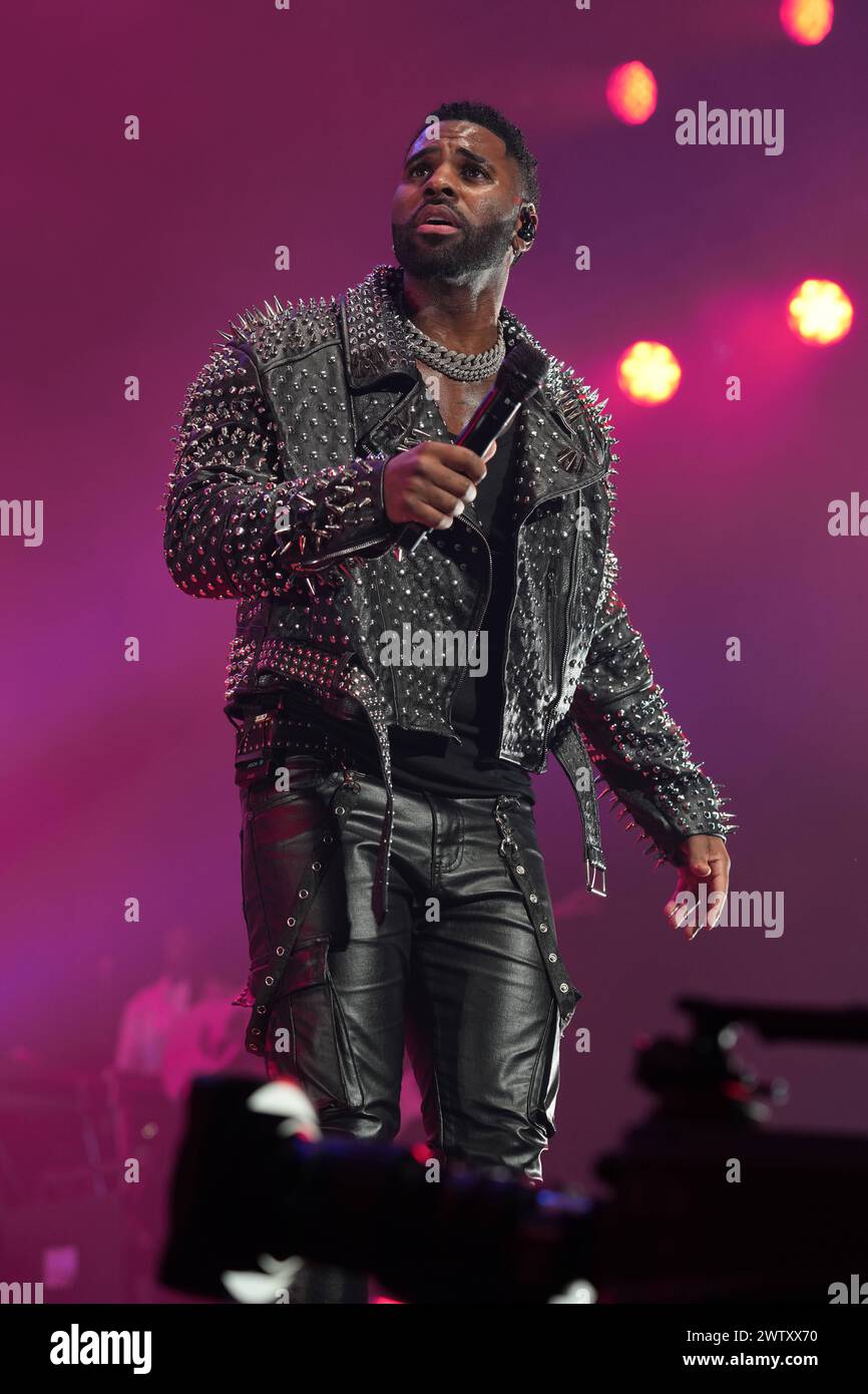 Jason Derulo - Nu King World Tour 2024 19.03.2024 Jason Derulo mit ...