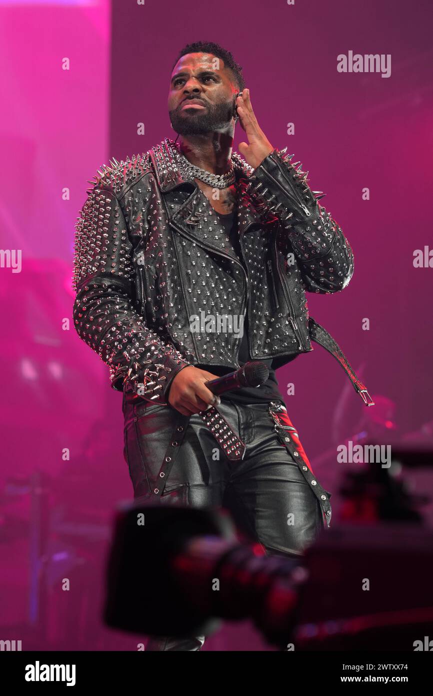 Jason Derulo - Nu King World Tour 2024 19.03.2024 Jason Derulo mit ...