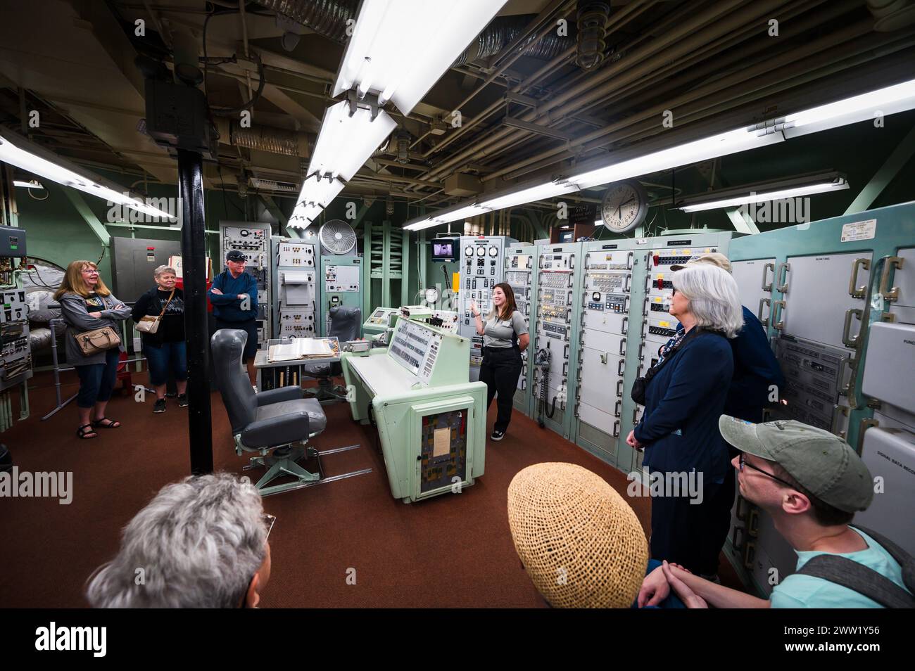 Das Titan Missile Museum, in dem eine nukleare Titan II-Rakete vom ICBM ...