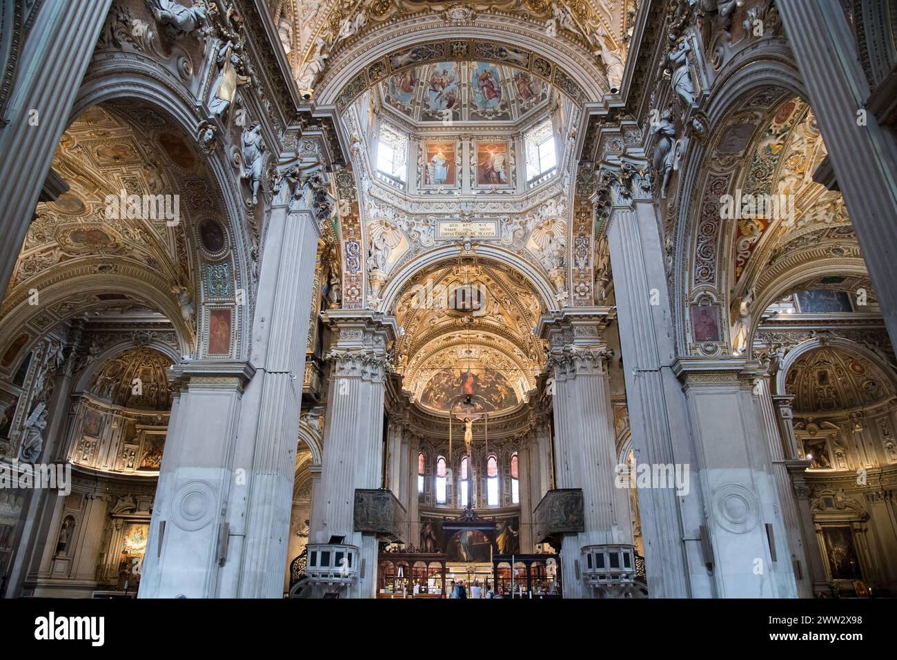 Heiligung des Freskos Maria aus der Spätrenaissance durch Gianpaolo ...