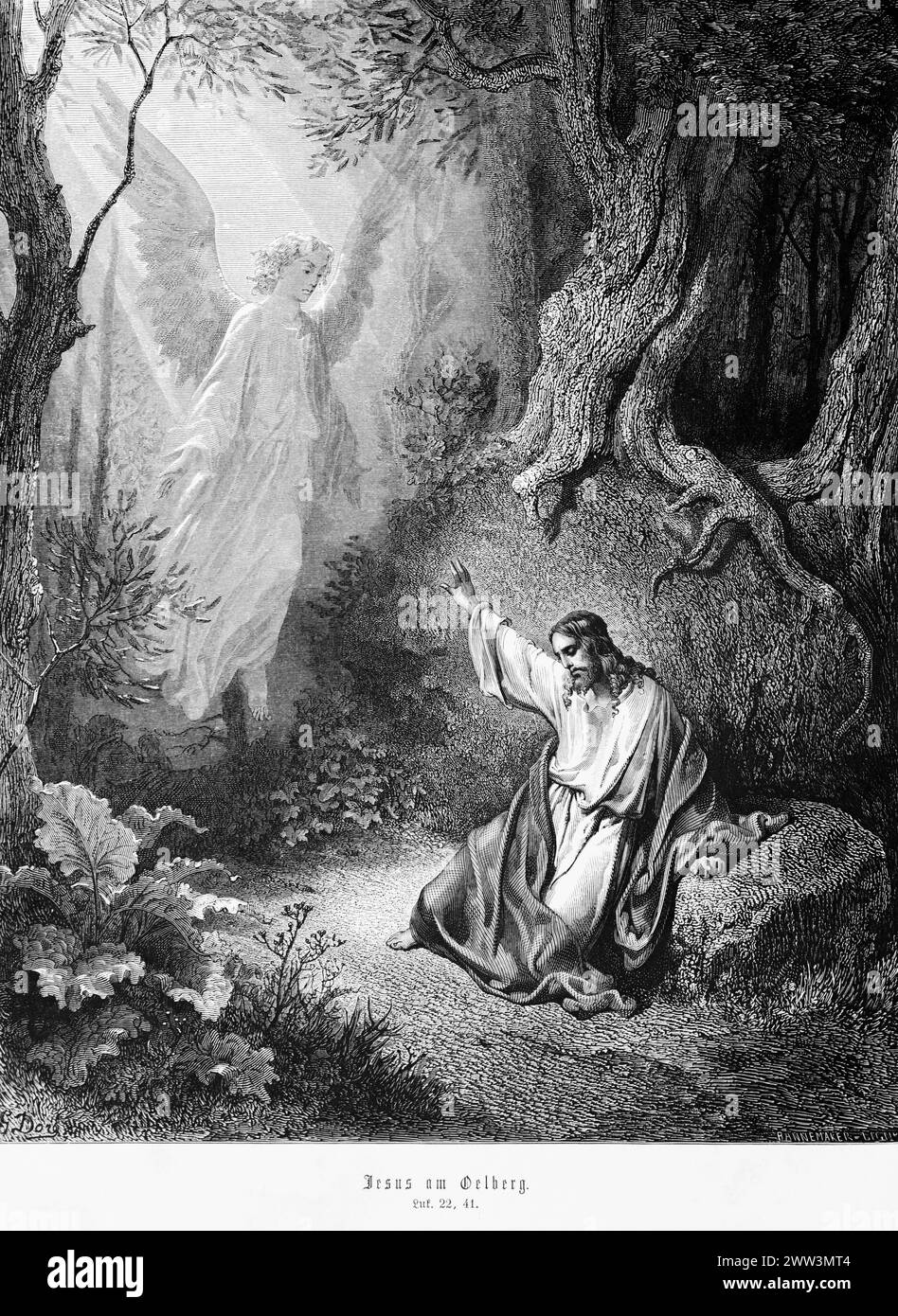 Evangelium nach lukas Schwarzweiß-Stockfotos und -bilder - Alamy