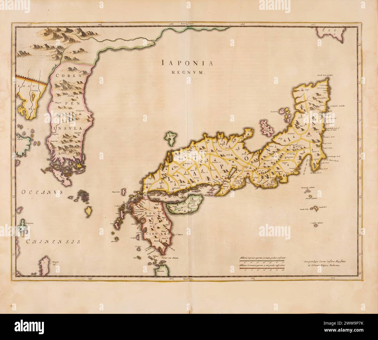 Japan history map -Fotos und -Bildmaterial in hoher Auflösung – Alamy