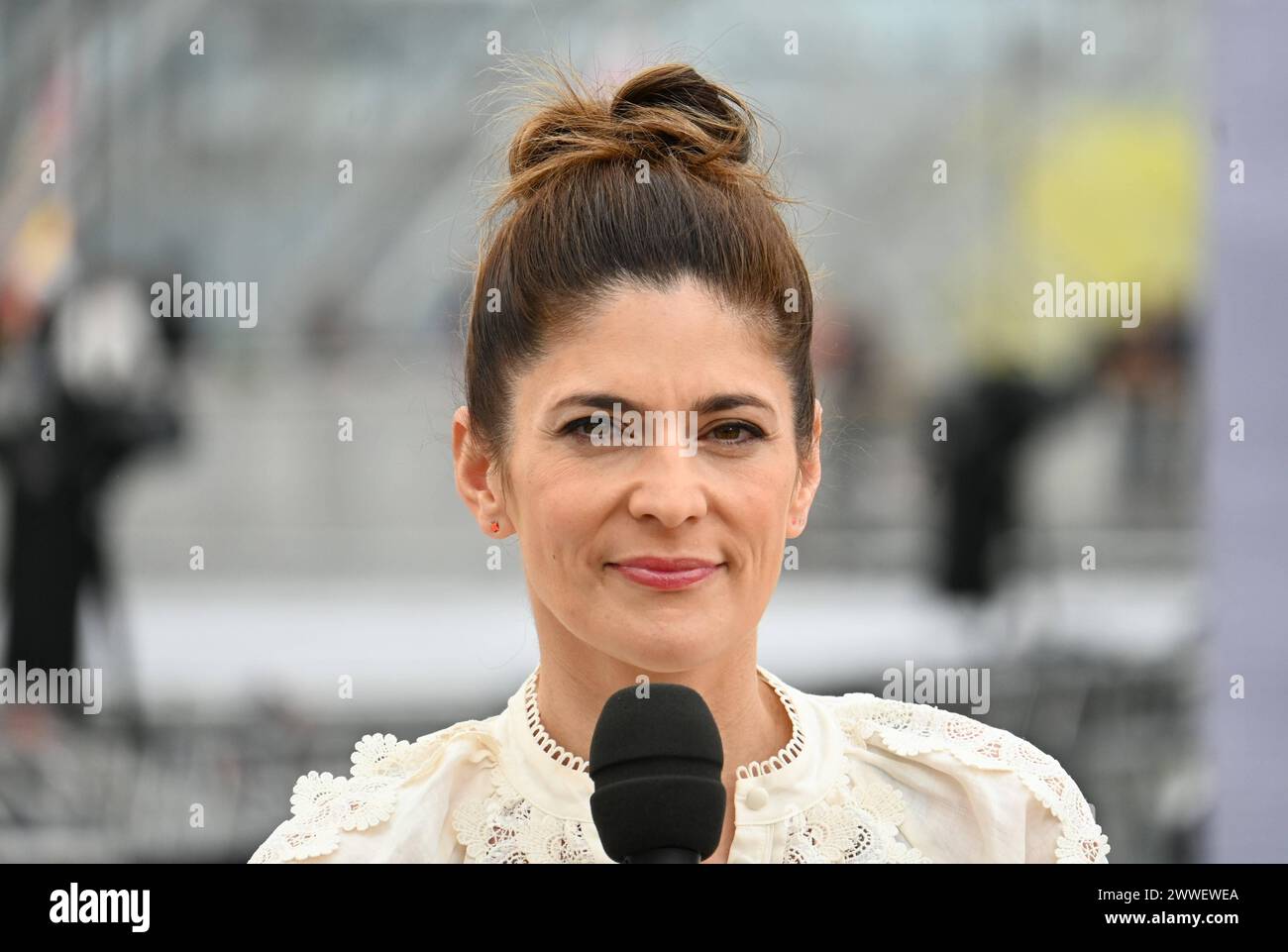 Leipziger Buchmesse 2024 auf der Messe in Leipzig. Foto: Katrin Katty Salie, ZDF - Aspekte ...