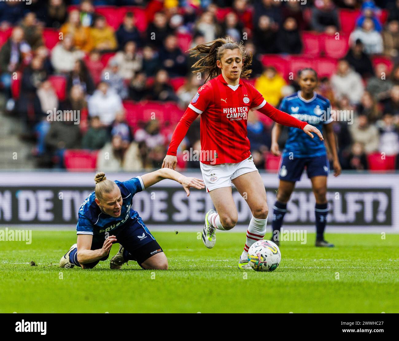Eindhoven, Niederlande. März 2024. EINDHOVEN, PSV - Feyenoord (Frauen ...