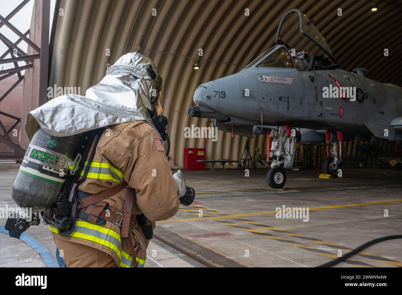Derek Hinton, Senior Airman der US Air Force, Fahrer/Betreiber der 51st ...