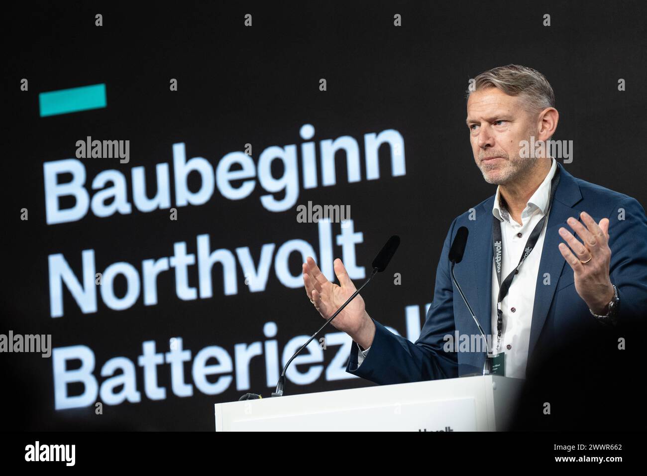 Northvolt - Baubeginn Batteriezellfabrik bei Heide in Schleswig ...