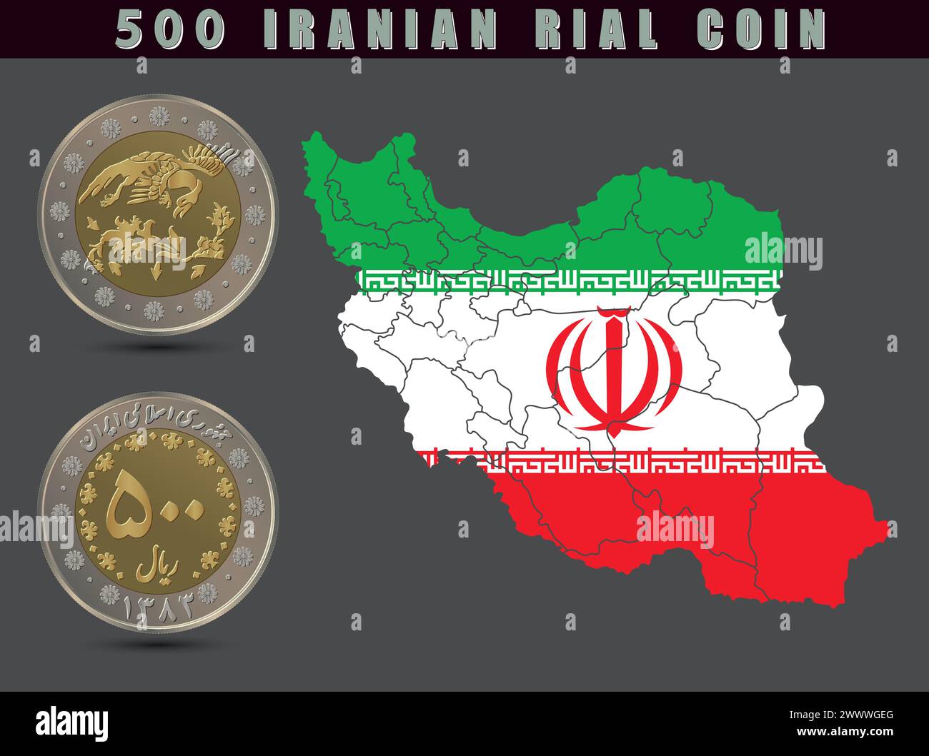 Iranian rial Stock-Vektorgrafiken kaufen - Alamy