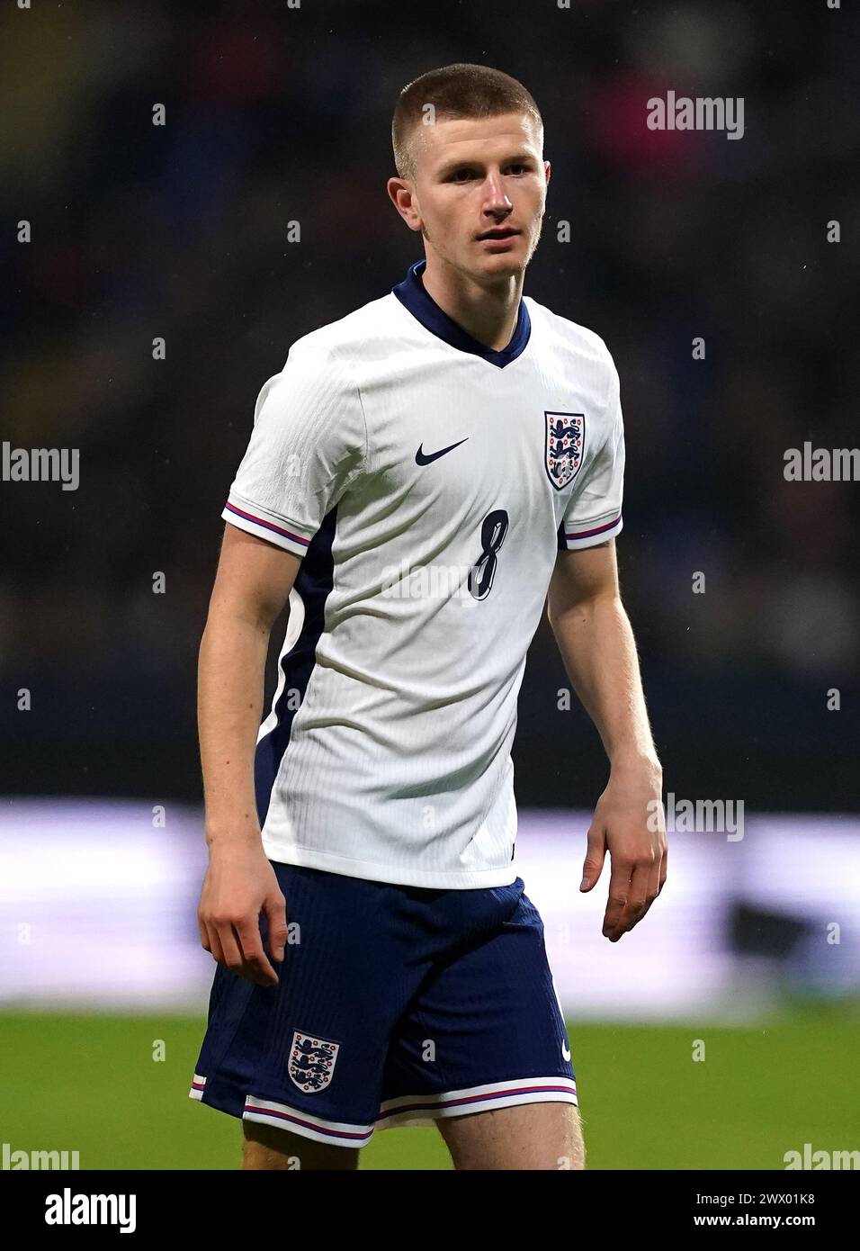 Der Engländer Adam Wharton während des Qualifikationsspiels der Gruppe ...