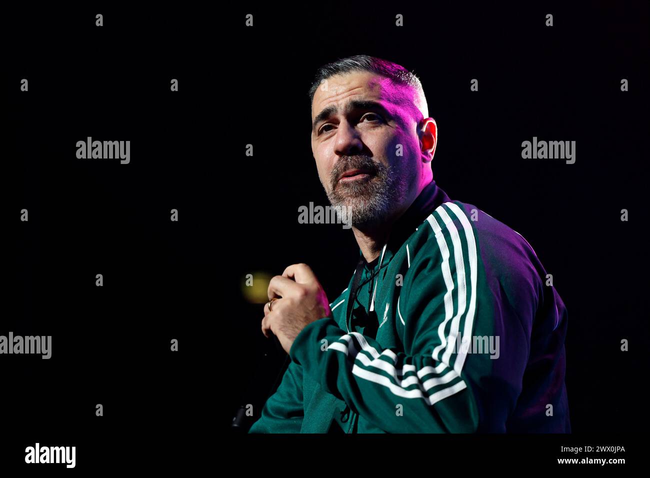 Rapper Bushido bei seinem Auftritt im Rahmen der Tour König für immer ...