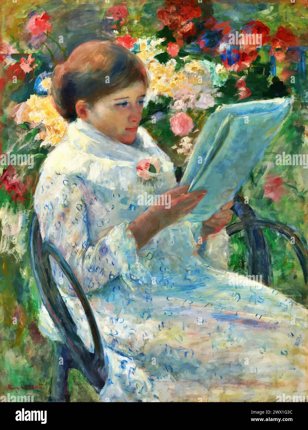 Mary cassatt 1844 1926 american Stock-Vektorgrafiken kaufen - Alamy