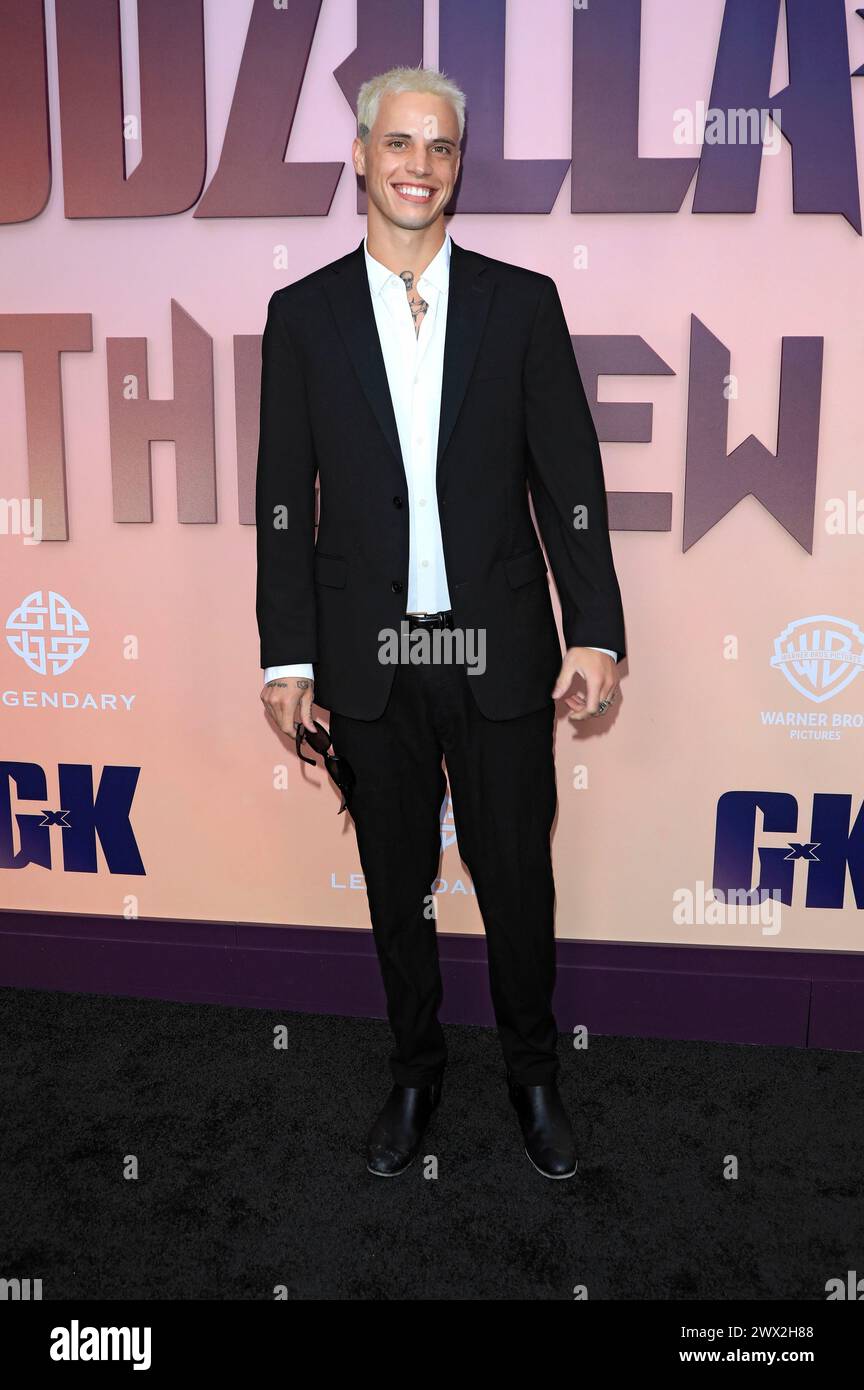 Ryan Butler bei der Weltpremiere des Kinofilms Godzilla x Kong: The New ...